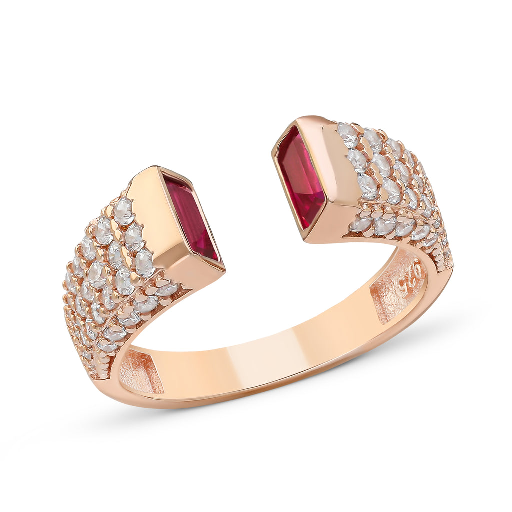 RING JOSEFINE HOT PINK – Sapir Asis Jewelry